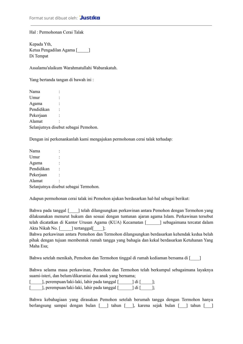 Cerai Talak: Dasar Hukum, Syarat Permohonan Hingga Prosedurnya