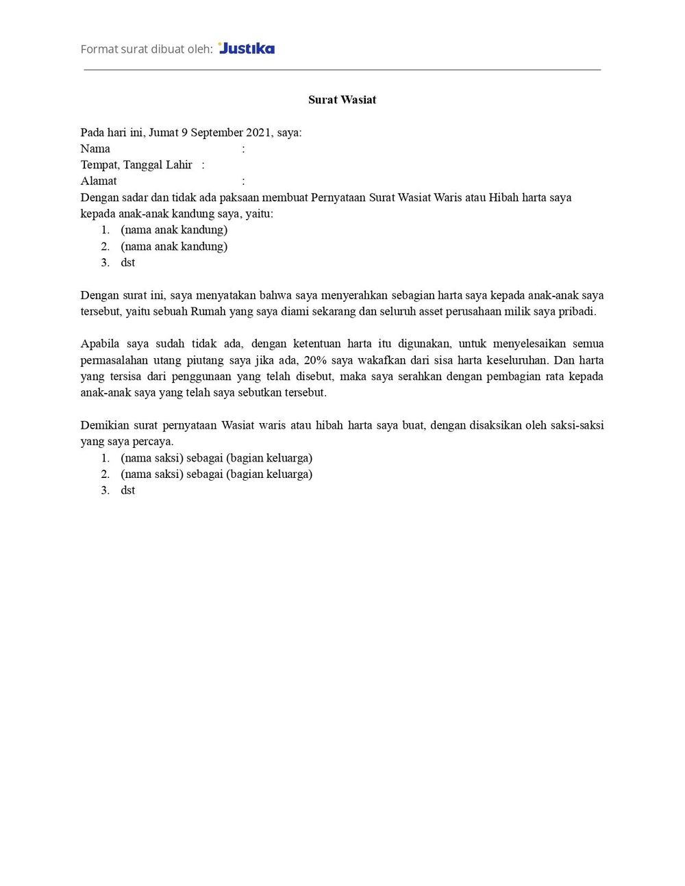 Apa Itu Surat Wasiat: Pengertian, Cara Membuat dan Aturannya Dalam Islam