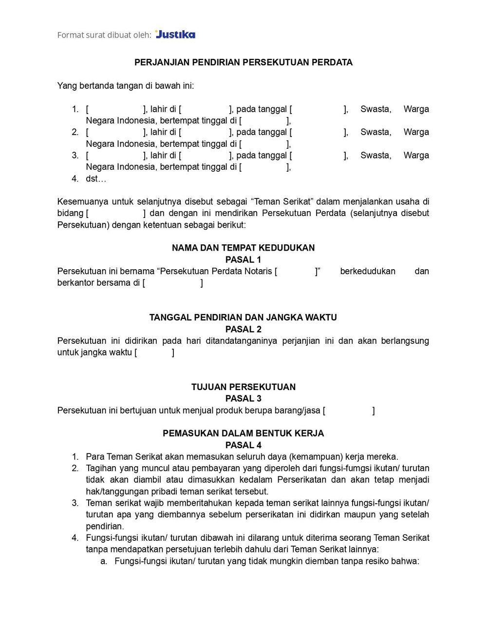Seperti Inilah Seluk Beluk dari Persekutuan Perdata