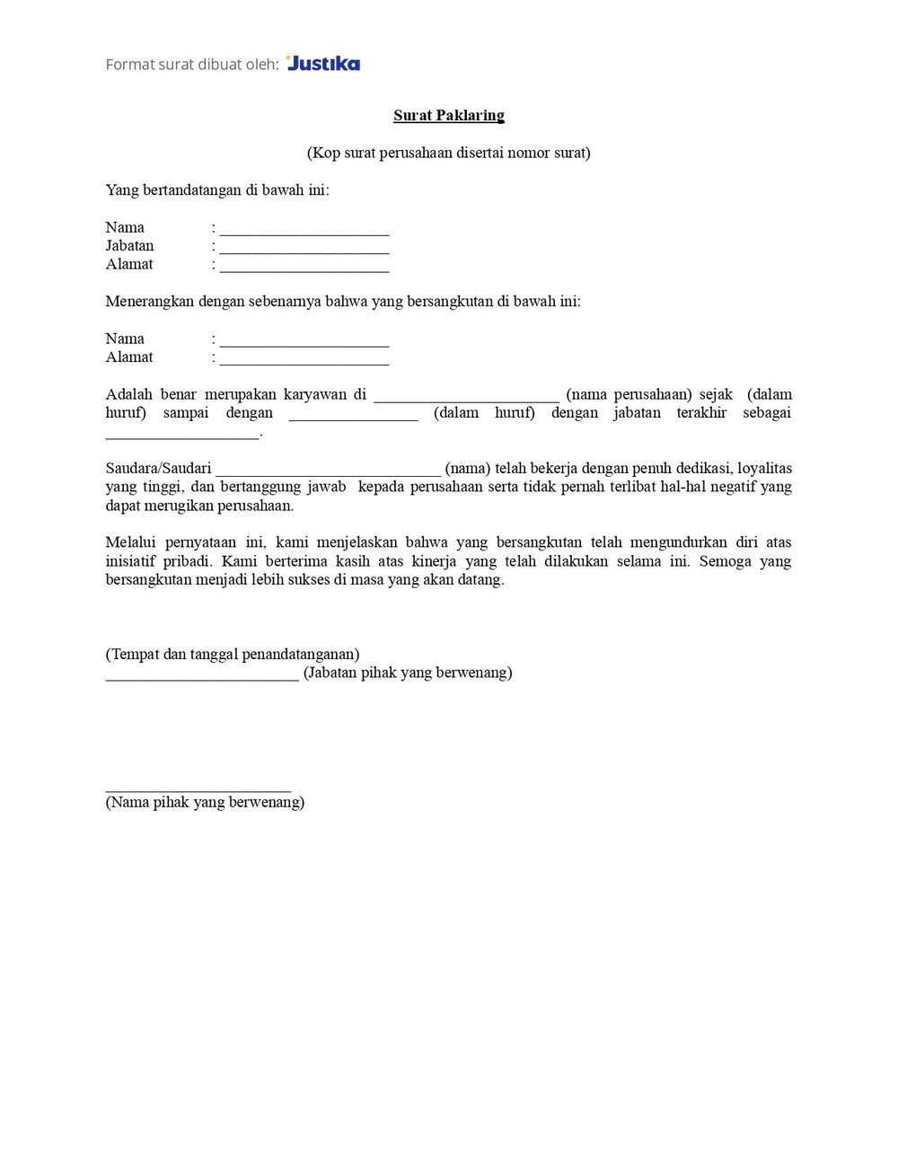 Cara Membuat Paklaring Sendiri dan Format Pembuatannya