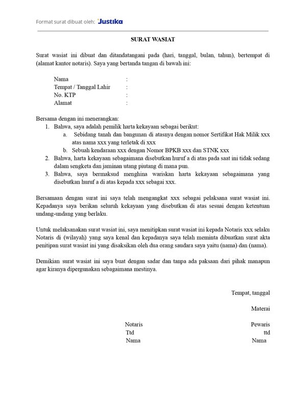 Apa Itu Surat Wasiat: Pengertian, Cara Membuat dan Aturannya Dalam Islam